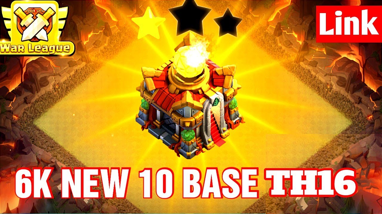 Top10 legendary Base Th16 !! th 16 Base Link !! th 16 base layout ...