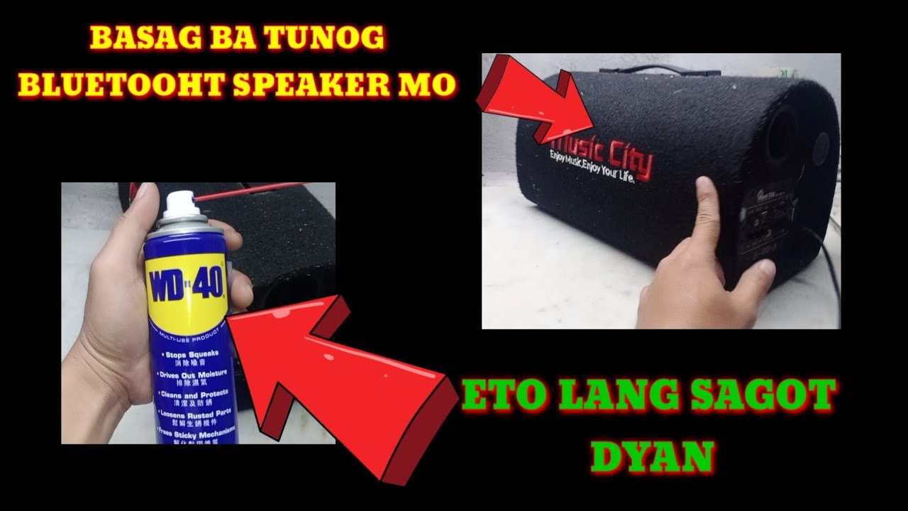 paano ba ayusin ang bluetooht speaker na basag ang tunog - YouTube
