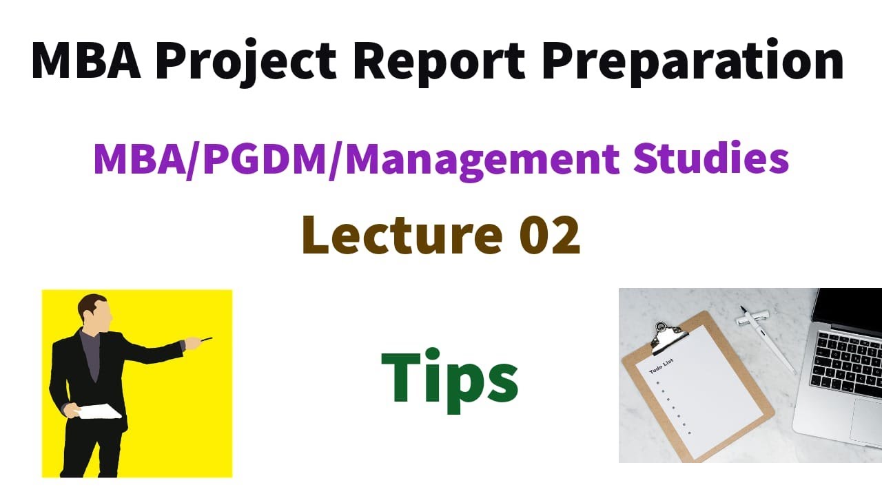 How to make MBA project report? | General framework of project report ...