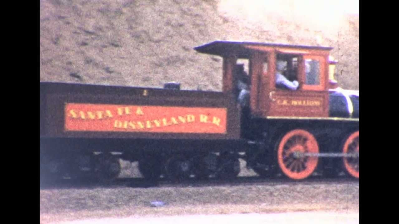 Disneyland History 1955 - The Frontier Train - YouTube