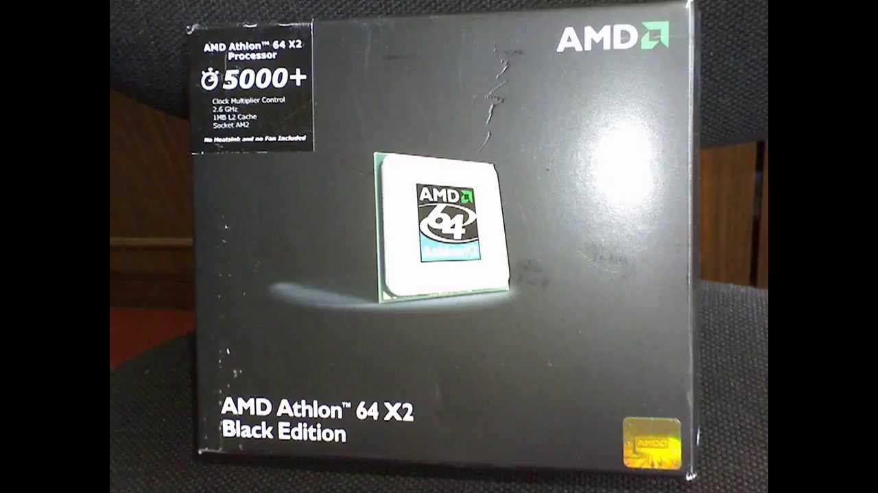 Athlon 64 X2 5000+ Black Edition - YouTube