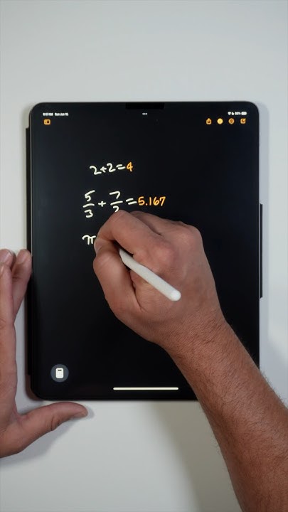 iPadOS 18: Math Notes App on the Calculator is Killer! - YouTube