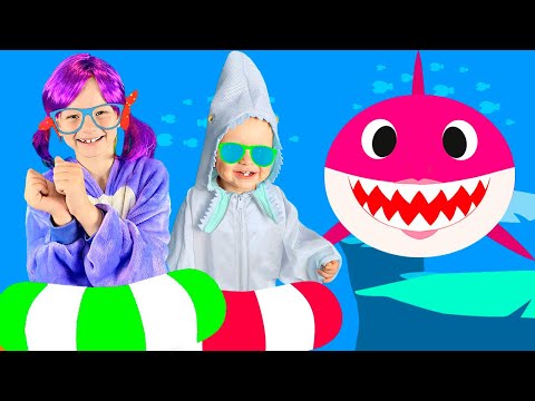 Baby Shark | Kids Songs and Nursery Rhymes | Animal Songs from Nastya and Senya