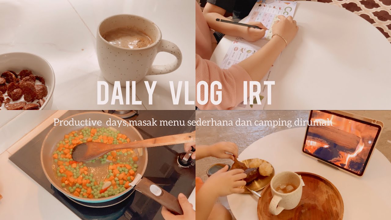 Daily vlog IRT | productive days kegiatan dari pagi sampai malam ...