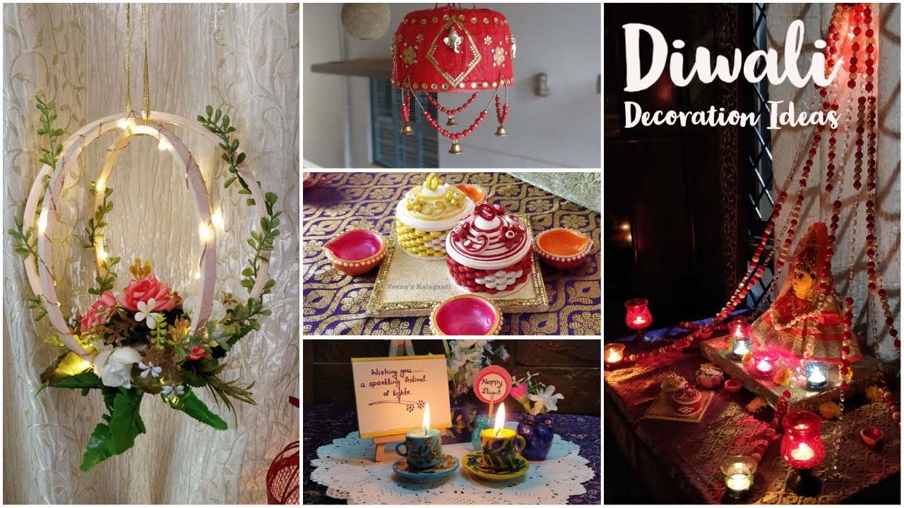 Diwali decoration Ideas| DIY diwali crafts |Deepavali decoration ideas ...