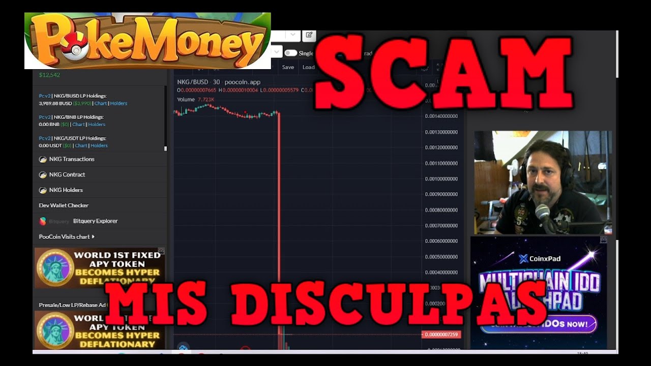 💥SCAM, RUGPULL POKEMONEY,MIS DISCULPAS,!!! - YouTube