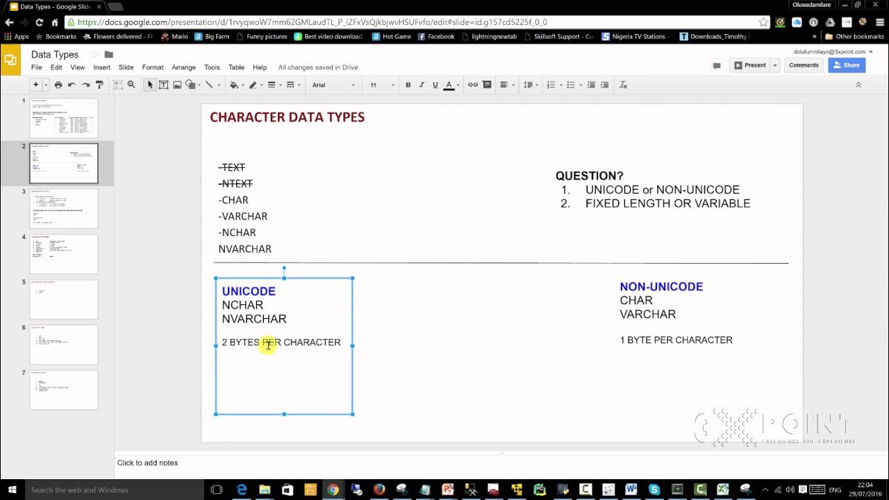 SQL Data Types - YouTube