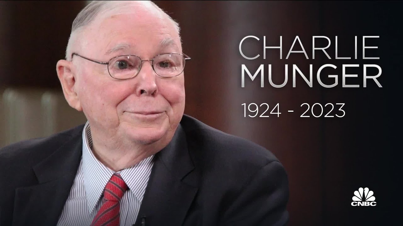 Berkshire Hathaway Vice Chairman Charlie Munger dead at 99 - YouTube