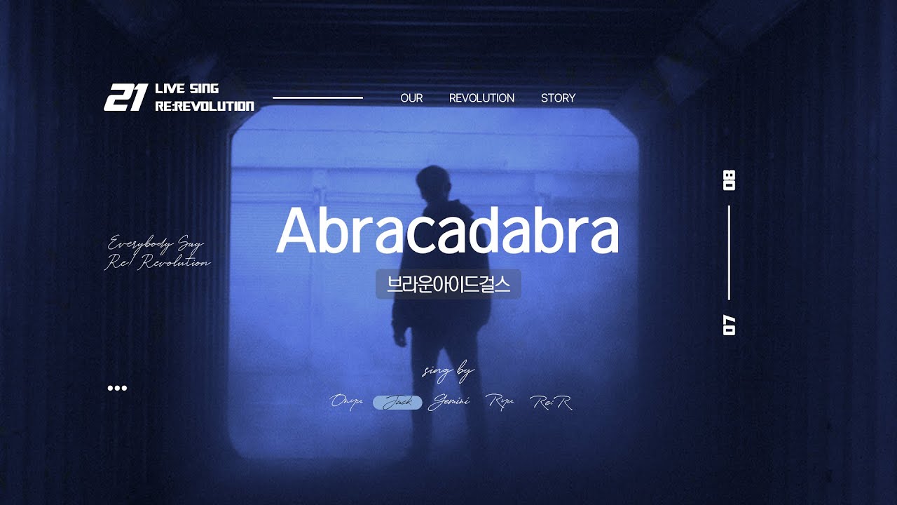 [Re:Revolution 3D 잭] Abracadabra Live Cover - YouTube