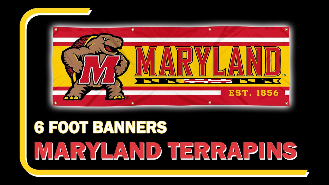 Maryland Terrapins 2x6 Banner - YouTube