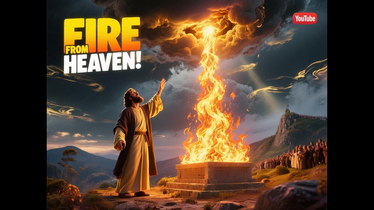 Elijah and the FIRE From Heaven! | Fun Bible Story for Kids - YouTube