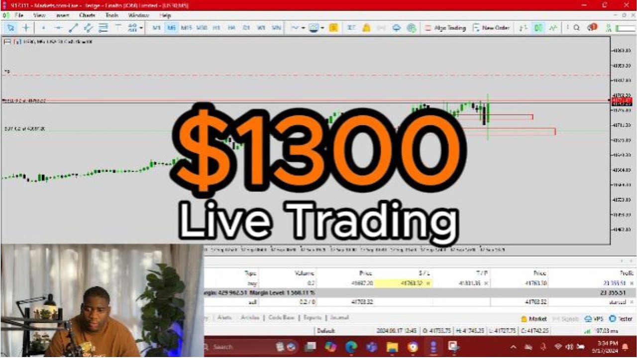 Day 4 Live Trading US30 Consistently and Discipline, Fast Bull Copy ...