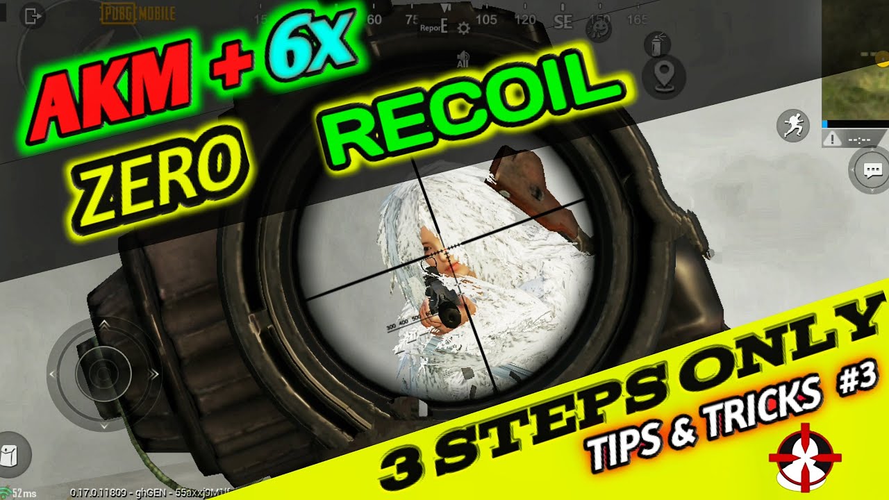 3 Steps To Learn To Control AKM RECOIL🔥How To Control Akm+6x Recoil In ...