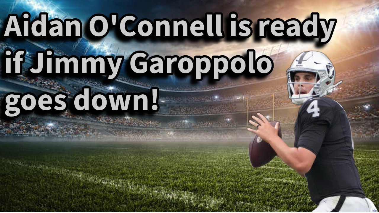 Aiden O'Connell is ready if Jimmy Garoppolo goes down - YouTube