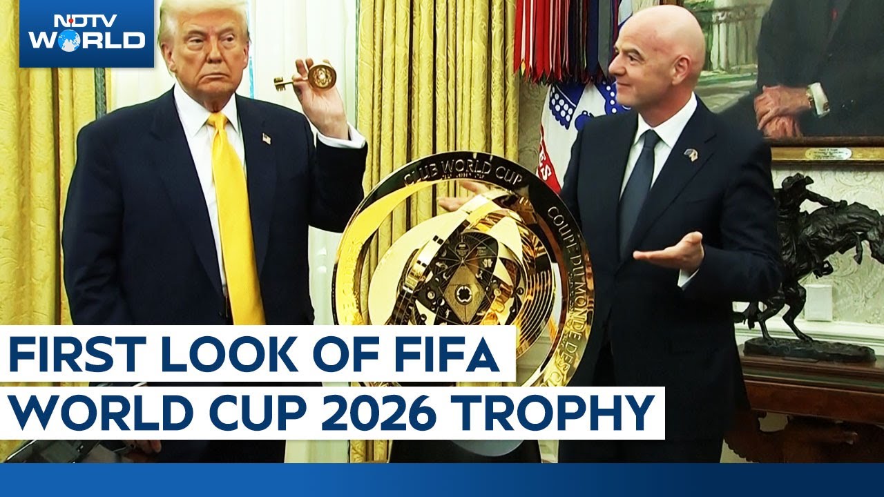 FIFA World Cup Trophy | Trump Unveils FIFA World Cup Trophy ...
