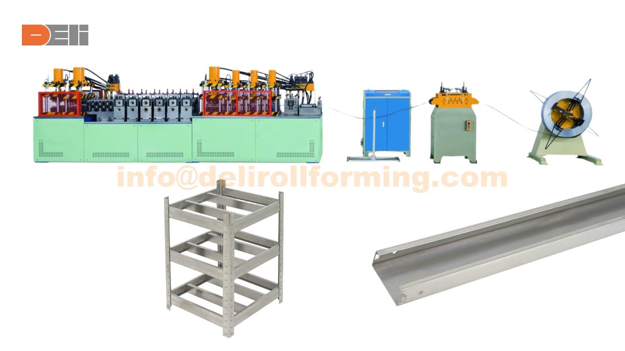 Stainless Steel Storage Rack | Shelf Middle Beam Production Line #shelf ...