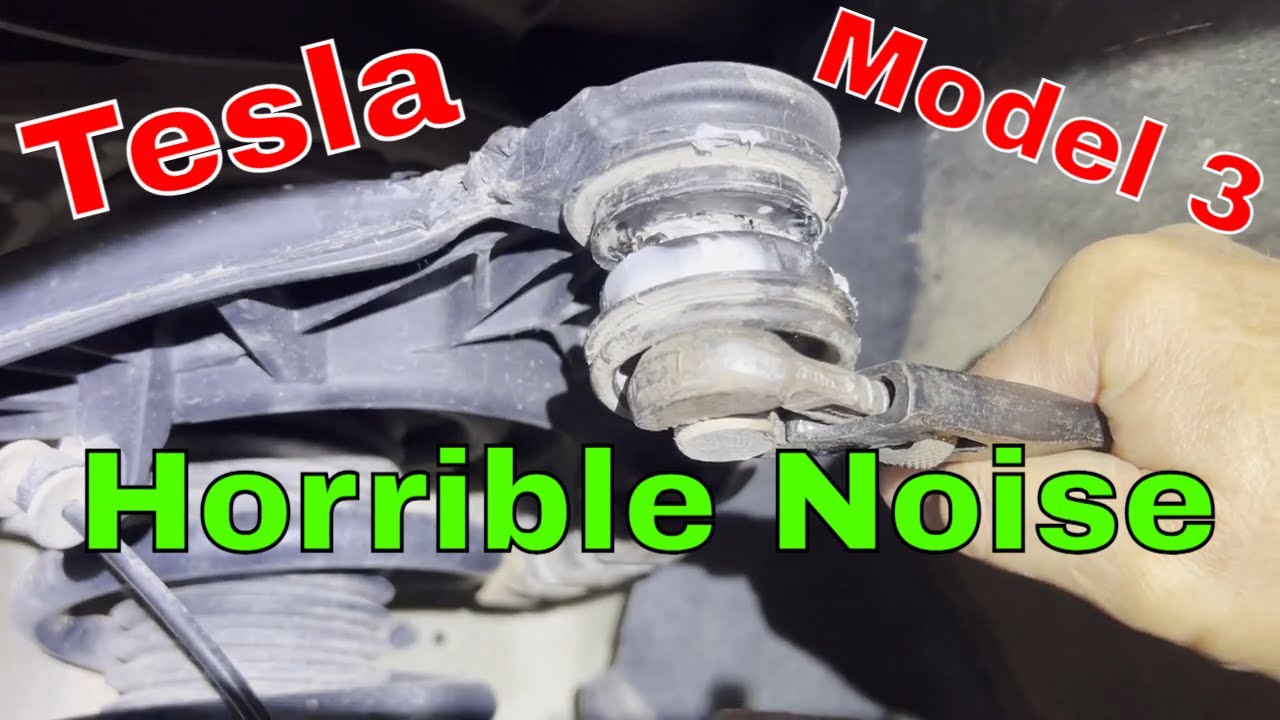 Tesla Model 3 Suspension noise, how to fix it for free - YouTube