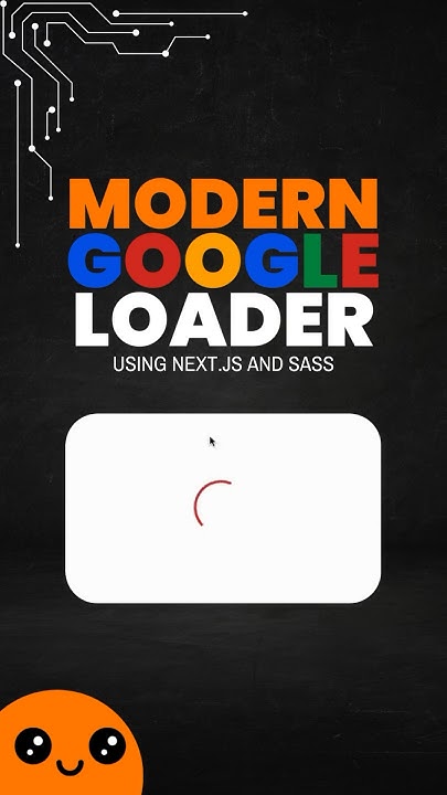Modern Google Loader Using Next.js and Sass #shorts #html #css - YouTube