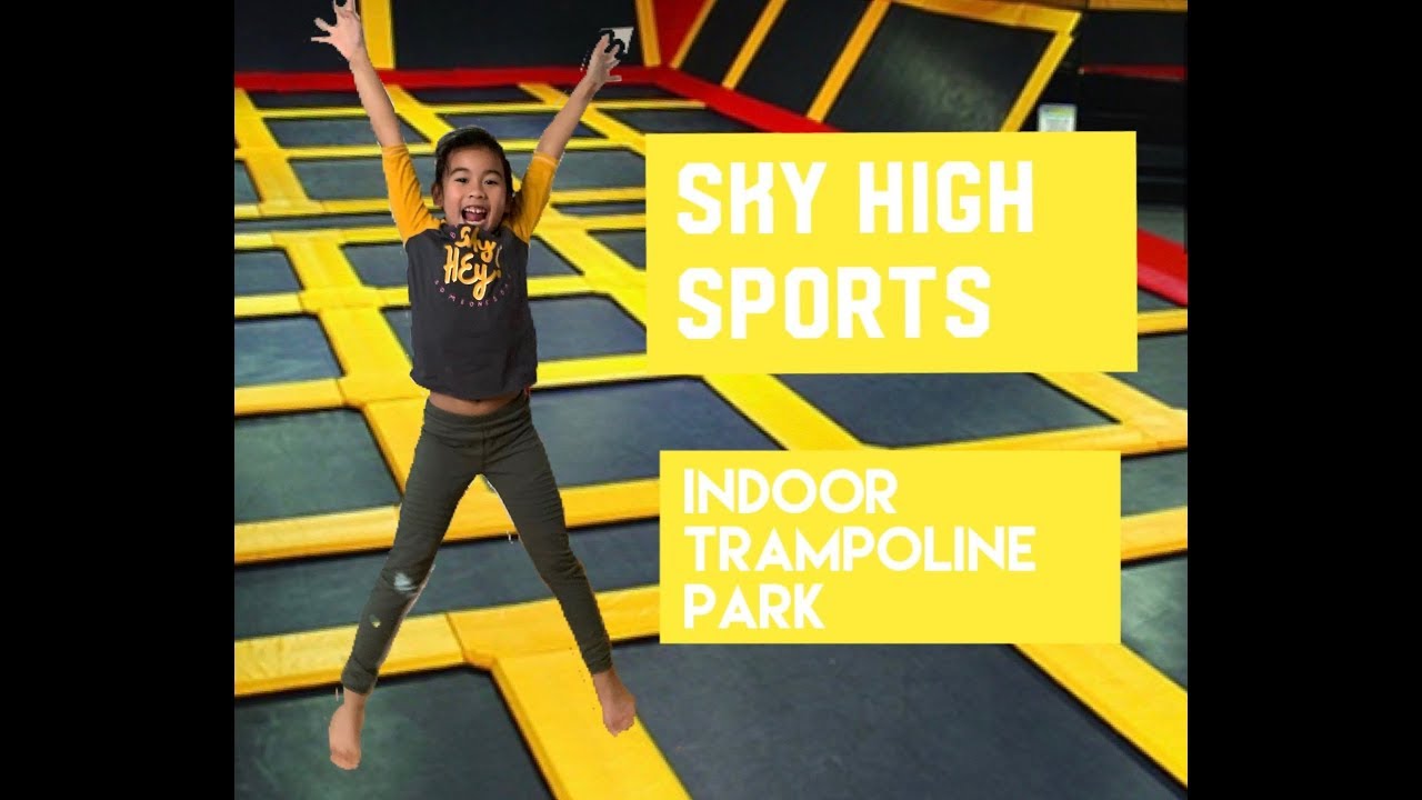 Indoor Trampoline Park - Sky High - YouTube