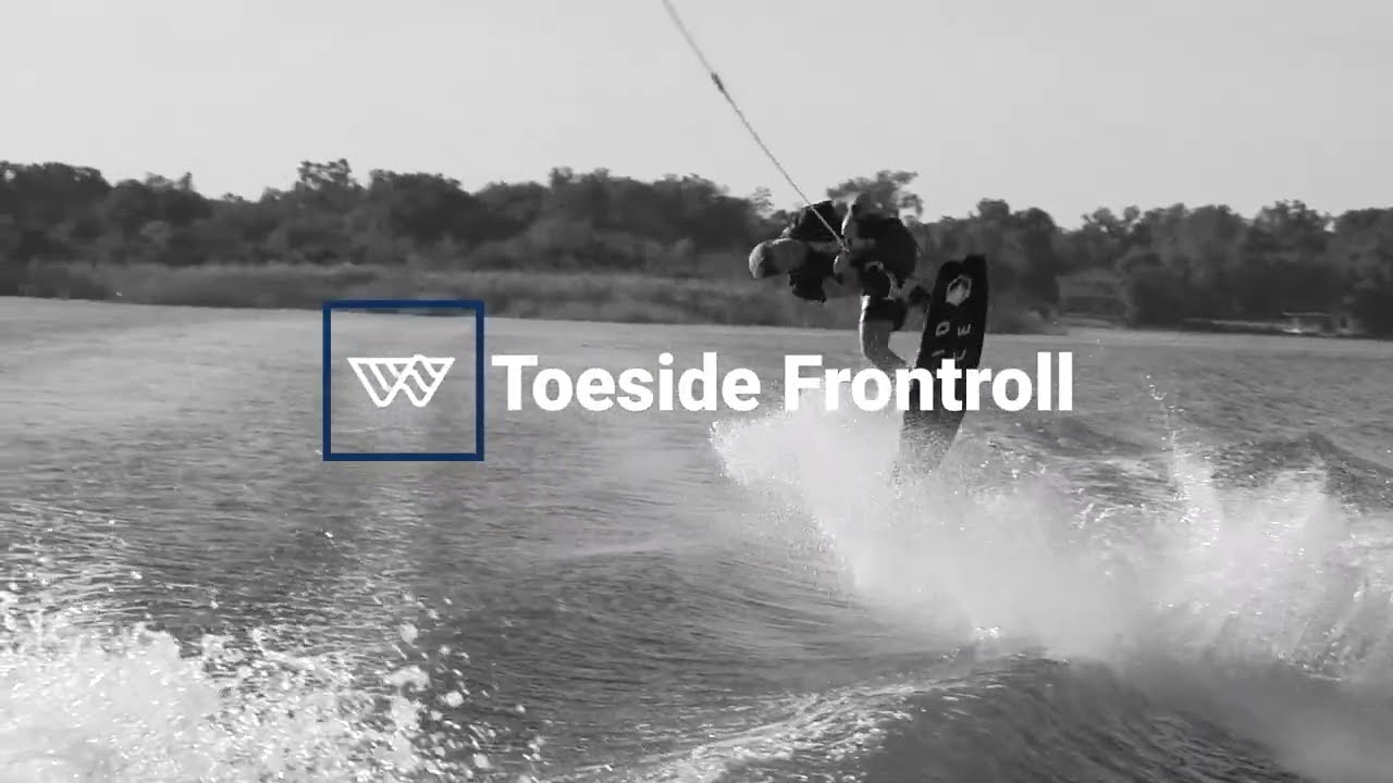 How to: Frontroll on a wakeboard! - YouTube