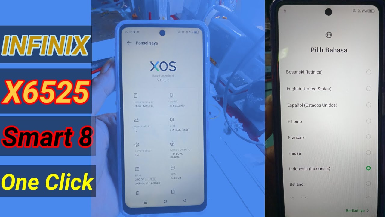 🟢 Infinix Smart 8 (X6525) Bypass FRP Hanya Beberapa Detik . - YouTube
