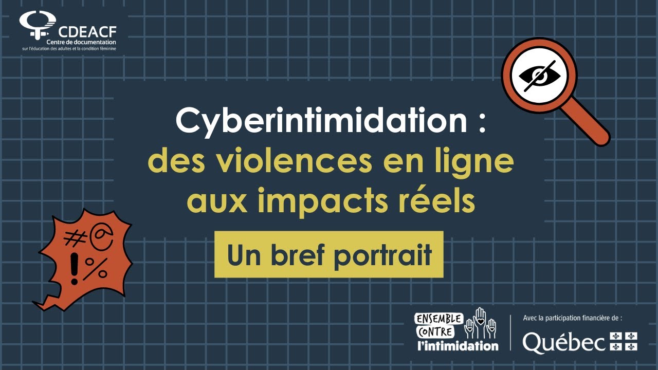La cyberintimidation : des violences en ligne aux impacts réels | Un ...