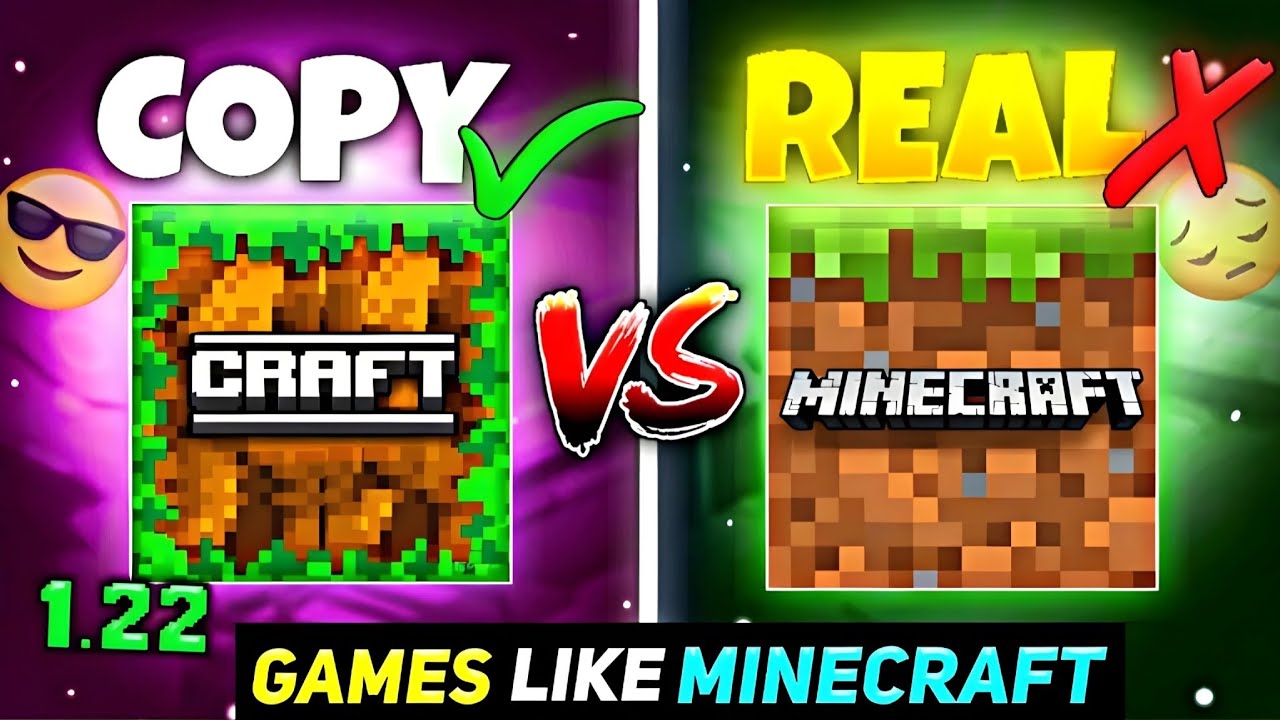 Top 5 Best Copy Games Like Minecraft Under 50MB 🤩 | best multiplayer ...