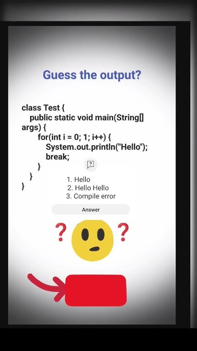 Java Interview Questions Series Java Javaprogramming Job Mcq Developer Qna Viral Video