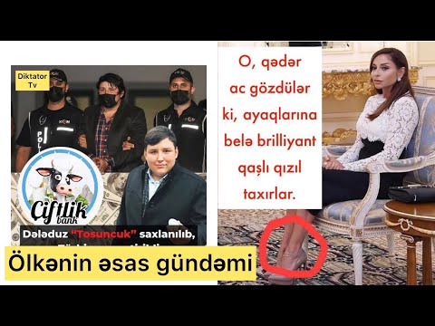 Ölkənin əsas gündəmi bu olubdu.Tosuncuq yoxsa Mehriban və ailəsi.Kim çox oğurlayıb