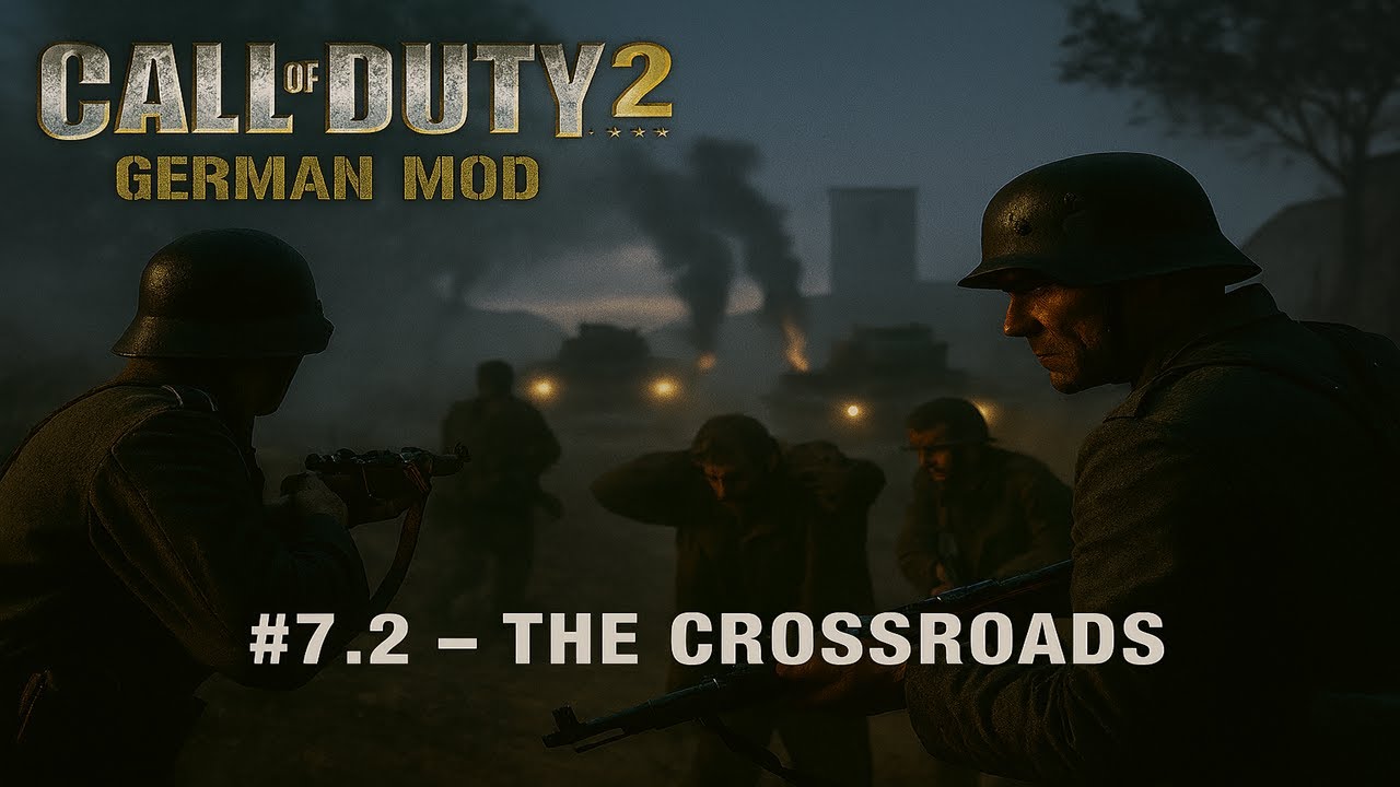 Call of Duty 2 GERMAN mod mission #7.2 "The Crossroads" Gameplay - YouTube