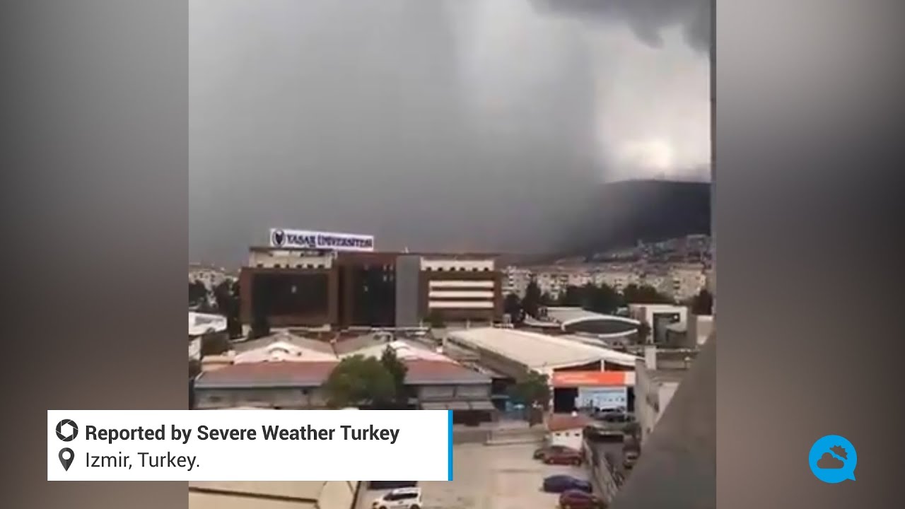 Intense storms in western Turkey - YouTube