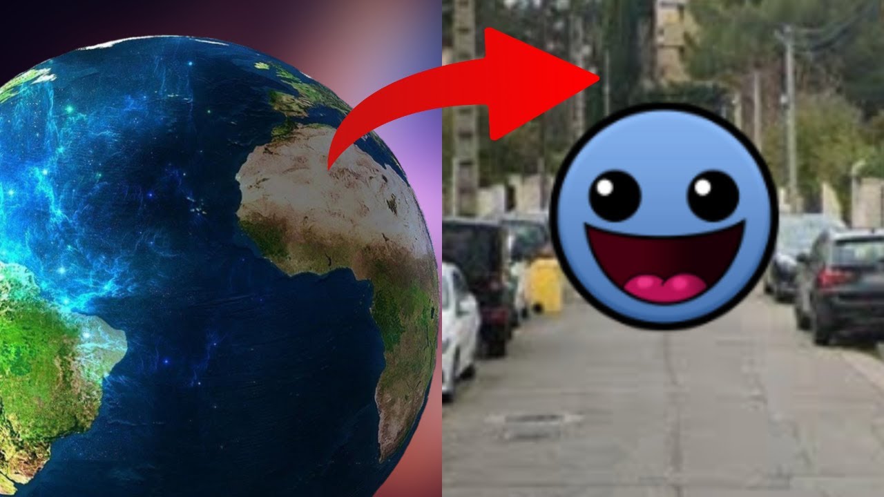 WOW! THIS COOL GEOMETRY DASH BLUE FACE I FOUND MAPS! - YouTube