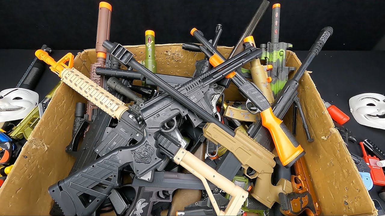 Box Loaded Toy Rifles, Sniper Rifles, Shotguns, Best Toy Rifles - YouTube