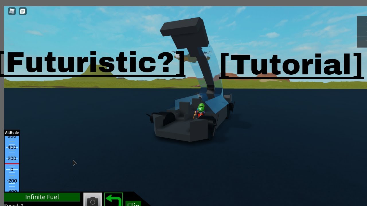 Roblox Plane Crazy [Tutorial] Futuristic super car - YouTube