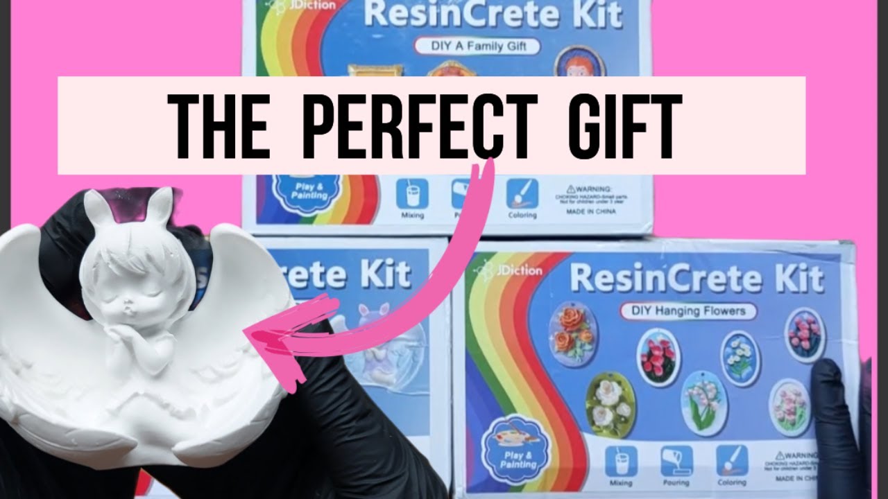 Trying out 3 new J Diction ResinCrete kits - These are adorable - YouTube