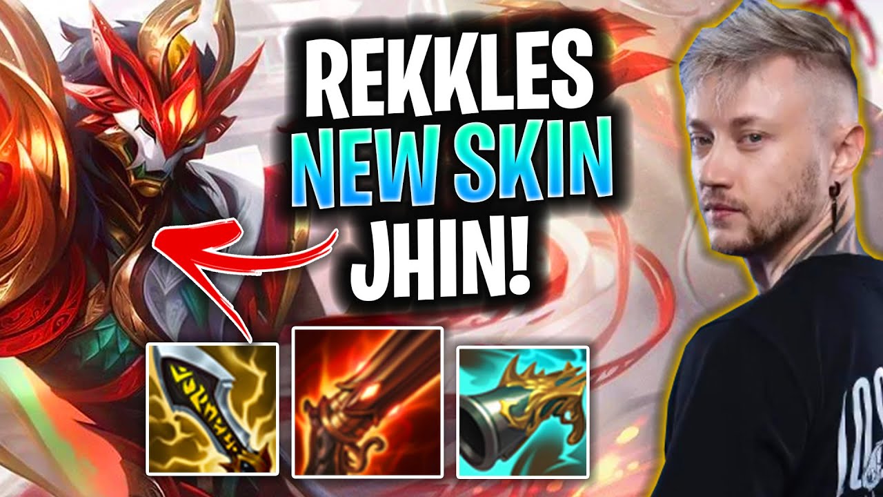REKKLES FIRST GAME WITH NEW MYTHMAKER JHIN SKIN! | LR Rekkles Plays ...