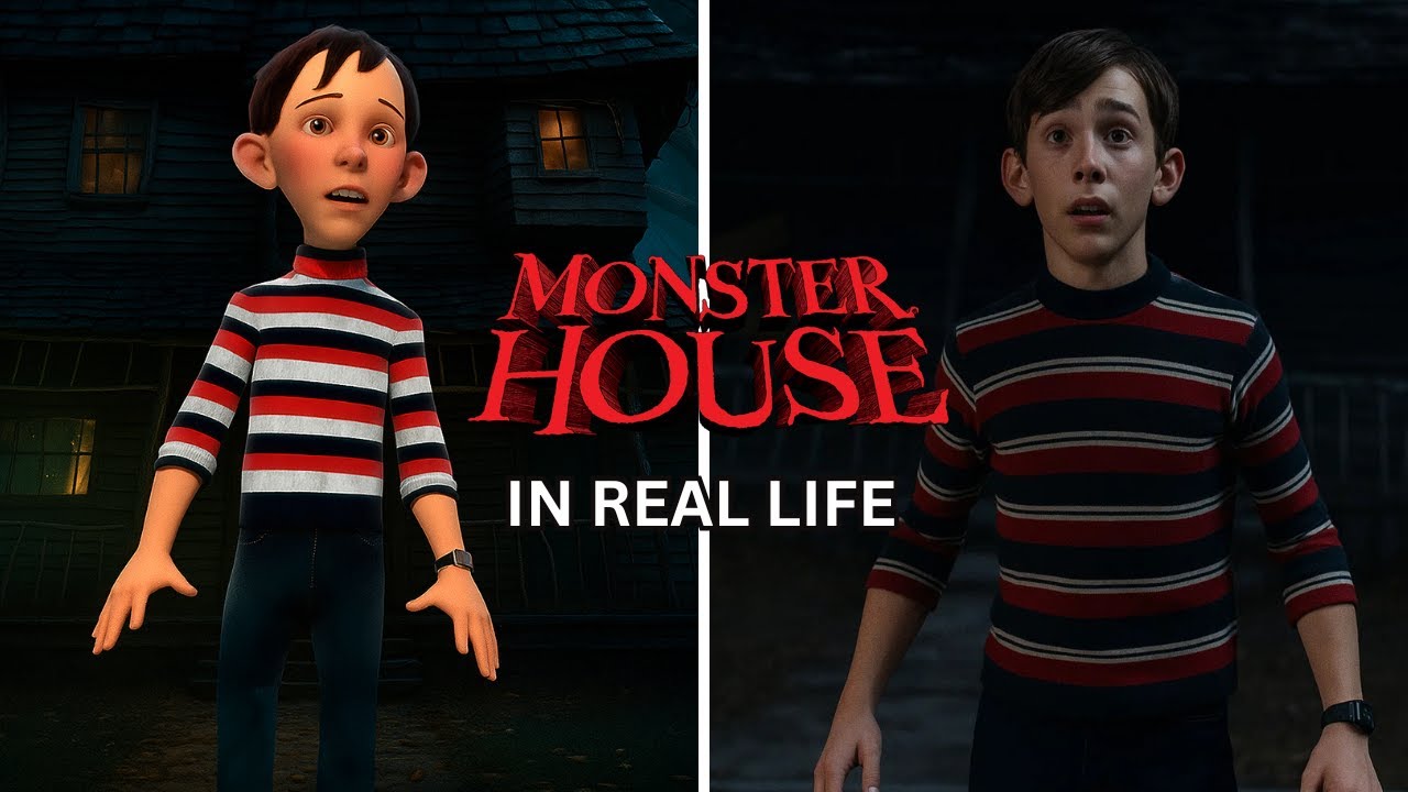 MONSTER HOUSE in Real Life - YouTube