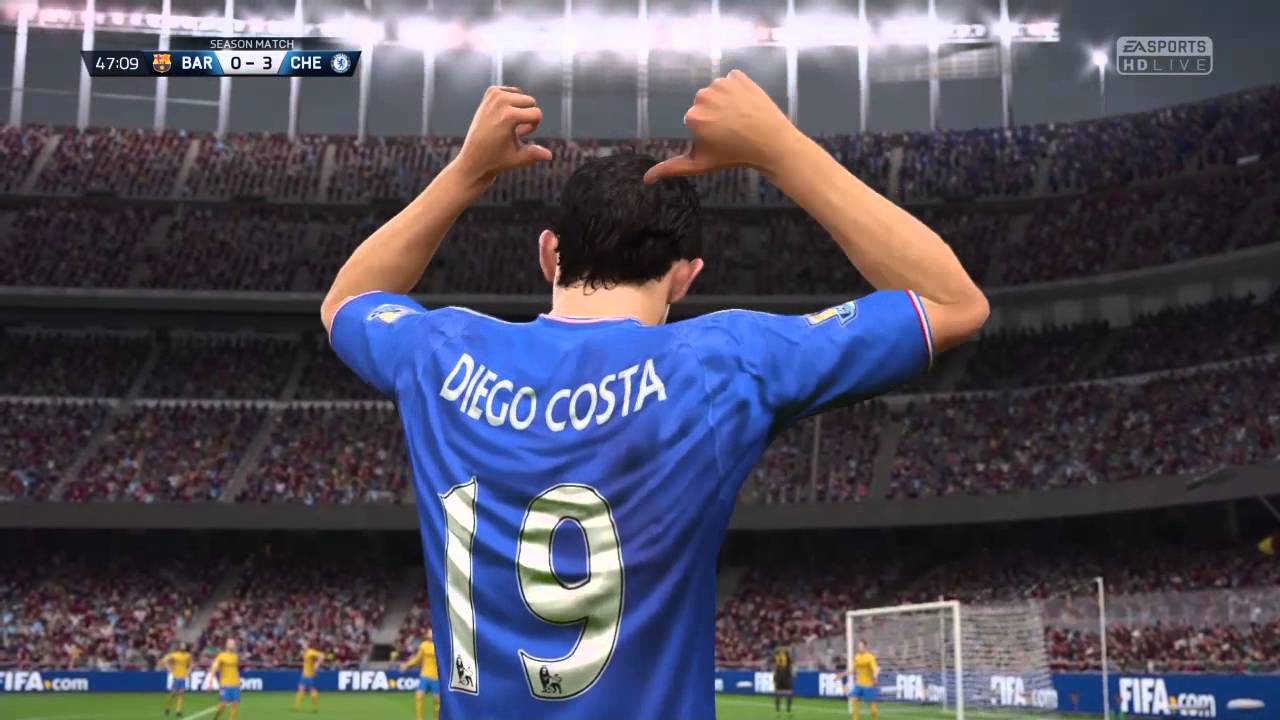 Costa v Barcelona - YouTube