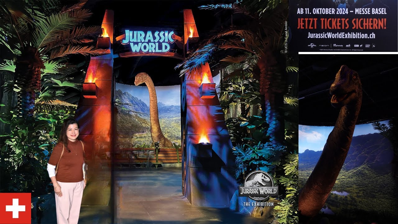 🌟 Jurassic World Exhibition in Basel, Switzerland 🌟 - YouTube