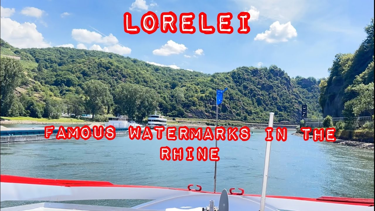 The Famous Watermark in the Rhine river #lorelei #shorts #timelapse ...