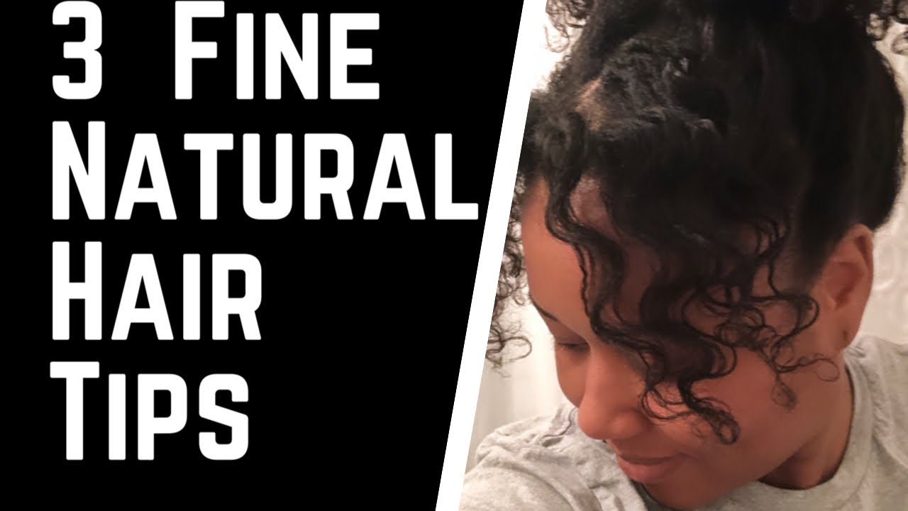 3 Tips to GROW Your Fine Natural Hair Today! 💁🏽‍♀️ - YouTube