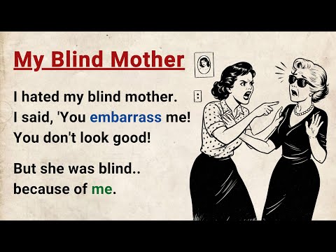 Learn English through Stories Level 3 ⭐ My Blind Mother - Emotional English Story for Listening