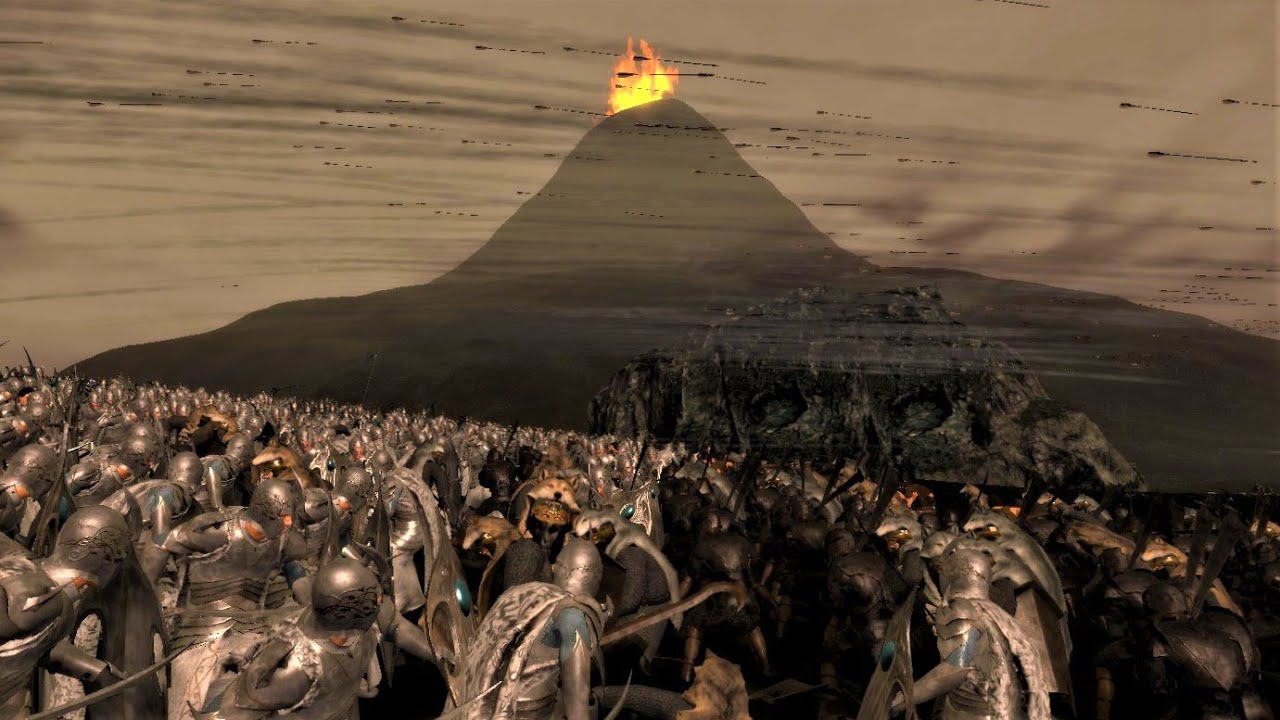 The Great Battle Of Mount Doom | The Last Alliance Vs. Sauron | 10,000 ...