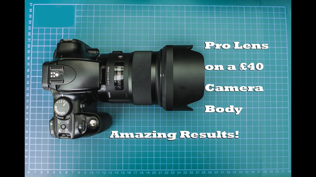 Pro lens on a £40 camera body: Amazing results seen - YouTube