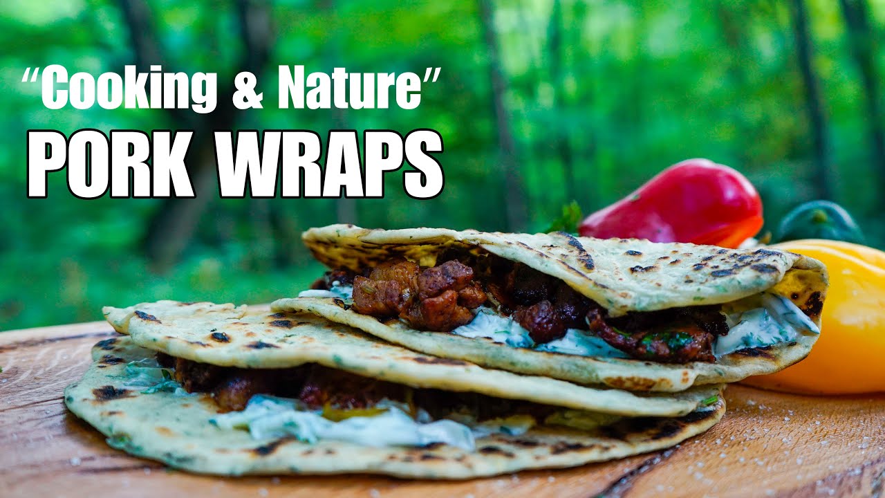 Flavorful Pork Wraps Recipe - Cooking and Nature - Recipe Maker - YouTube