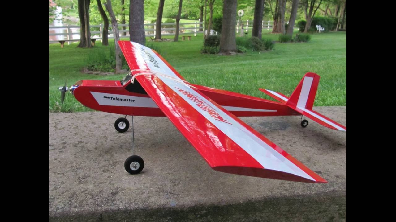 Hobby Lobby Mini Telemaster Scary Takeoff - YouTube