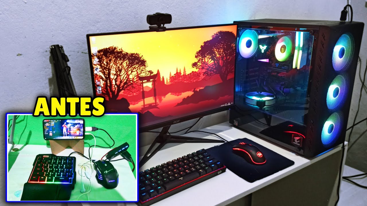 EVOLUÇÃO DO MEU SETUP MOBILADOR !!! SETUP GAMER 2023 - YouTube
