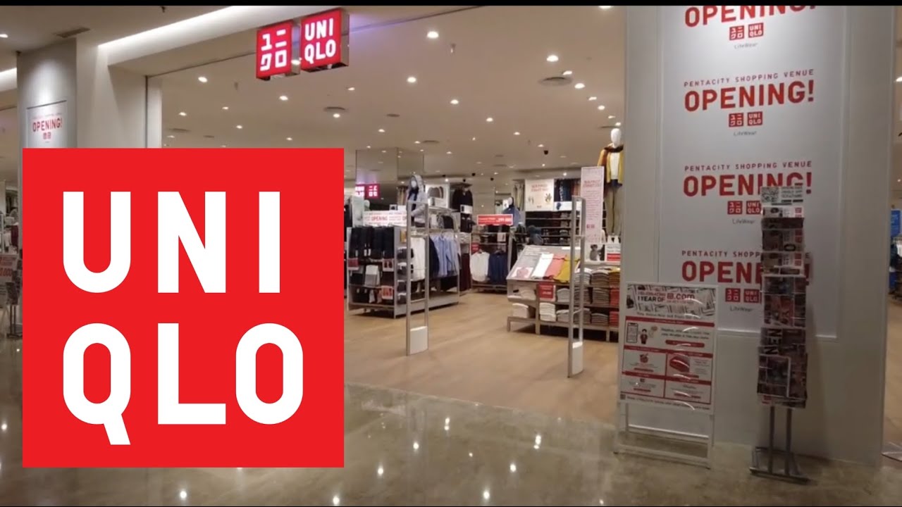 Intip dalamnya Uniqlo yang baru opening di pentacity mall balikpapan ...