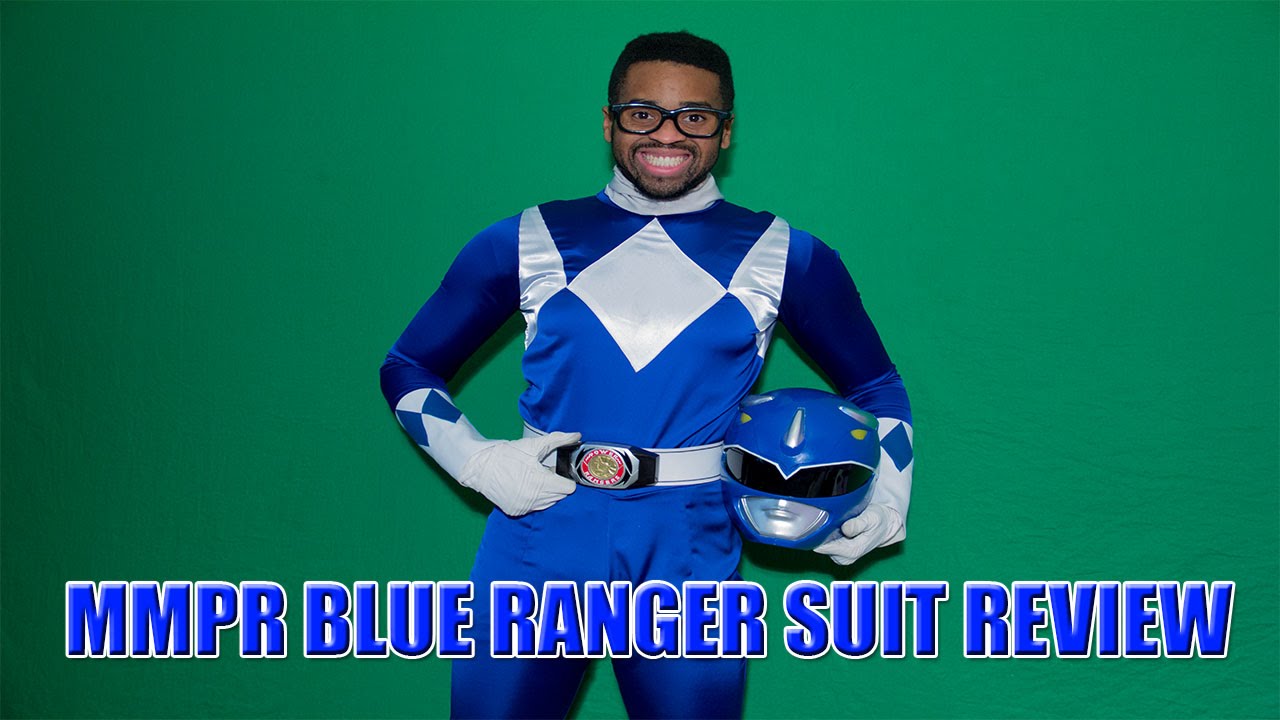 MMPR Blue Ranger Suit Review - YouTube