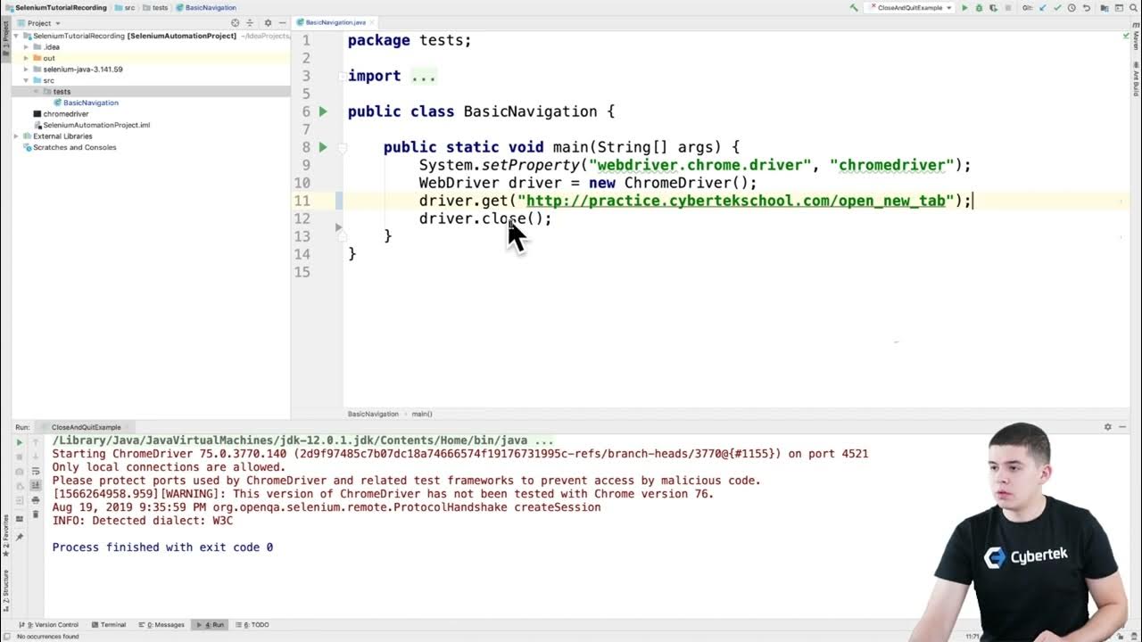 Selenium Webdriver 4 Difference Between Quit And Close Youtube